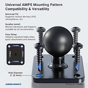 ARKON Mounts - Locking Forklift Tablet Mount with Adjustable Arm | Industrial Strength | Heavy-Duty Design | Adjustable | Boosts Warehouse Efficiency | Easy Install | Fits iPad and Samsung Tablets