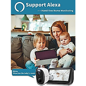Security Cameras Wireless Outdoor, 2K Battery Powered Spotlight Siren Alarm Indoor Home Camera, Color Night Vision, 2-Way Audio, AI Detection, Cloud/SD, Waterproof, Work with Alexa, No Monthly Fee