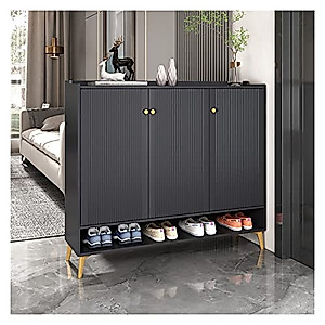 LDCHNH Multifunctional Simple Shoe Cabinet Storage Shoe Rack Save Space Hallway Furniture (Color : E, Size : 120cm)