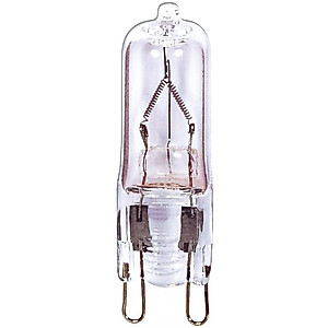 Satco S4615 25 Watt 260 Lumens T4 Halogen G9 Double Loop Base 120 Volt Clear Light Bulb, Dimmable