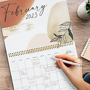 Aesthetic Wall Calendar in Abstract Art Design - Runs Until December 2023 - The Perfect Monthly Calendar for Easy Planning - Incl. 2022