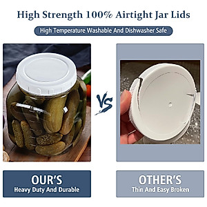 2 Pack 0.8 Gallon Glass Jar With Lid, 102 Oz Wide Mouth Mason Jars, Clear Glass Storage Jars With 2 Scale Marks, Canning Jars For Pickling, Rice, Sugar, Flour, Pasta