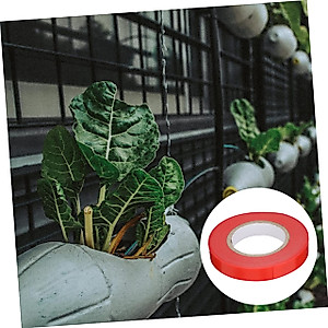 DOITOOL 10 Rolls Lapper Tape Garden Tape Tomatoes red Duct Tape Plants Garden Tape Plant tie Tape Garden tie Tape Garden Wire Floral Tape Plants Ties Blush tie PVC to Stretch Plate