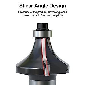 FivePears Tungsten Carbide Router Bits - 12 Piece Router Bit Set with 1/2-Inch Shank for Doors,Tables,Shelves,Cabinets,DIY Woodwork