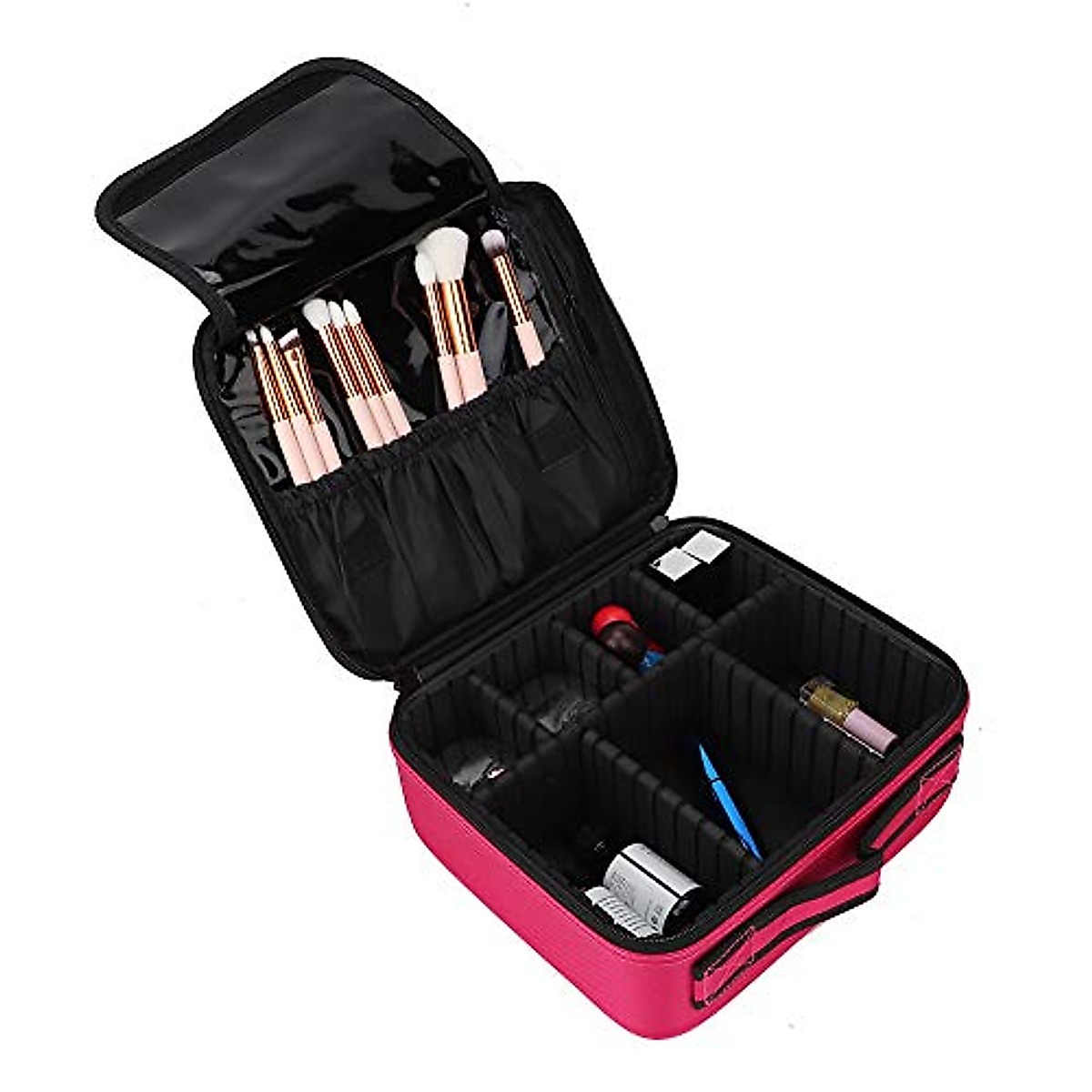 Cosmetics Bag Professional Portable osmetic Brush Organizer Nail Tool Storage Case Multi-Function for Train Case for Woman for Home for Salon