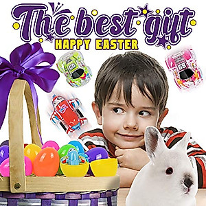 VAPCUFF Easter Gifts for Kids, Easter Basket Stuffers for Toddlers Easter Basket Stuffers for Kids Easter Gifts for Baby Toddlers Easter Baskets for Kids Age 3-5 Prefilled Easter Eggs - 12Pcs