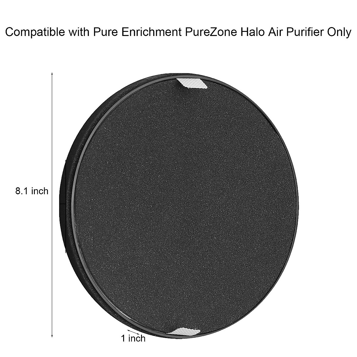 Nyingchi Halo Replacement Filter, Compatible with Pure Enrichment PureZone Halo Air Purifier PEAIRDSK, 2-Pack