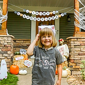 Big Dot of Happiness in My Spooky Era Banner, Ghost Concert Tour Halloween Party Decorations, Large Friendship Bracelet Banners, 28 Pieces