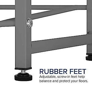 BRIO Single Column Gallon Stands (GREY) (2-TIER)