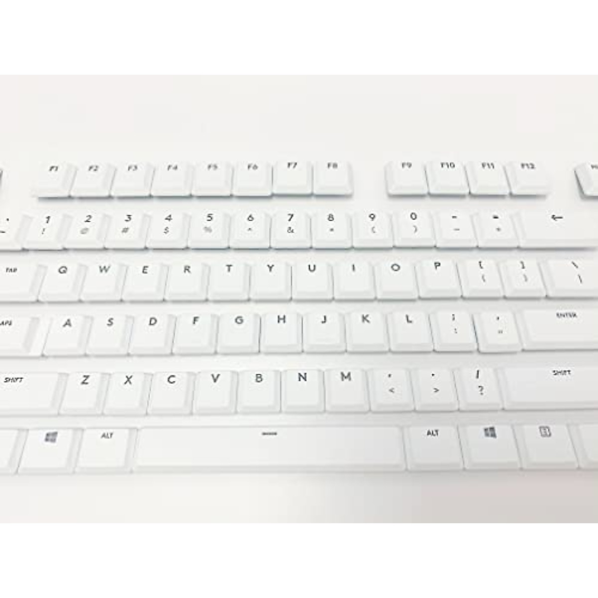 forG915 Complete Set of 87 keycaps to Replace Logitech G915/G913/G815/G813 TKL RGB Mechanical Gaming Keyboard(G915 White 109 Keys)