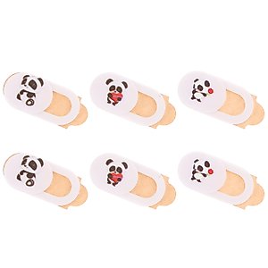 Sosoport 6pcs Cover Sliding Webcam Cover Slide Lens Cover Laptop Webcam Cap Protector Cover Laptop Hide Cover Computer Animal Abs