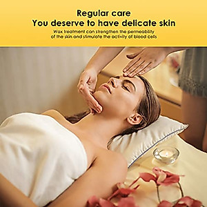 Wax Warmer Kit - Wax Warmer Hair Removal with 3 Hard Wax Beans, Wax Pots Professional for All Hair Types Eyebrow-Facial-Bikini, Painless At Home Wax Machine for Hair Removal with 10 Wax Sticks