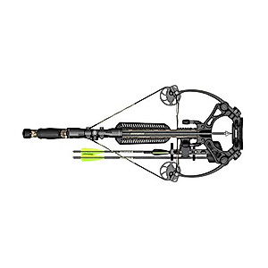 Barnett Whitetail Hunter Crossbow, with 4x32mm Multi-Reticle Scope, 2 Arrows, Lightweight Quiver, STR without Crank Device