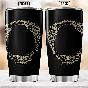 Tumbler Elder Stainless Scrolls Steel Online Coffee 20 30 Oz Insulated