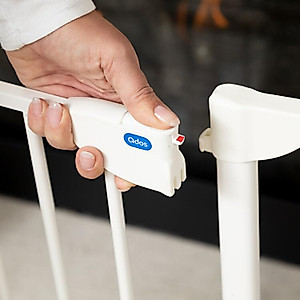 Qdos Safety Construct-A-SafeGate Extra Door Extension | Slate | Used with Construct-A-SafeGate to Create Customized Safe Spaces around Fireplaces, Large Openings, Stairways - 31.5" wide