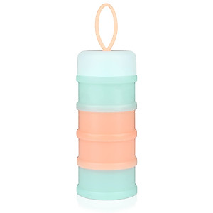 Accmor Baby Formula Dispenser On The Go, Stackable Formula Dispenser for Travel Formula Container to Go, Non-Spill Milk Powder Baby Kids Snack Storage Container, BPA Free