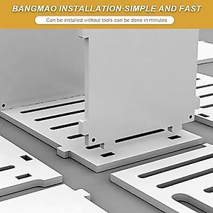 JNTKE Rectangular Side Table, End Table with Storage Shelf 13.4"x10.2"x15.8" Small Bedside Table Night Stand for Living Room Couch Sofa Bedroom Balcony Home Office