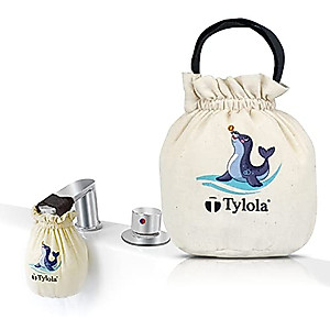 Tylola Showers- Bathtub Water Filter for Tub Faucet.Adds 7 OZ Organic Water Purifying Minerals.Remove Chlorine,Impurity,Iron Rust& Enjoy a Hydrogen-Rich Water Bath.Skin-Nourishing & Allergy-Relieving.