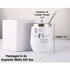 Practical Magic Quote-Salt Rosemary Lavender Love-and Fall in Love Whenever You Can-Inspirational Gifts for Women Sister Daughter Best Friends Coworke-12oz Tumbler Mug Cup-Birthday Christmas Gift