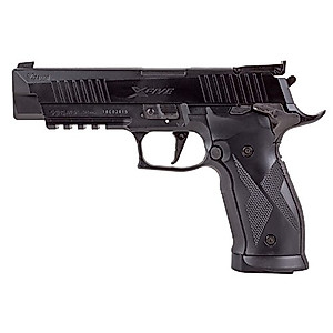 SIG SAUER X-Five CO2-Powered .177 Caliber Semi-Auto Black Air Pistol with 20rd Pellet Mag - CO2 Cartridges Not Included