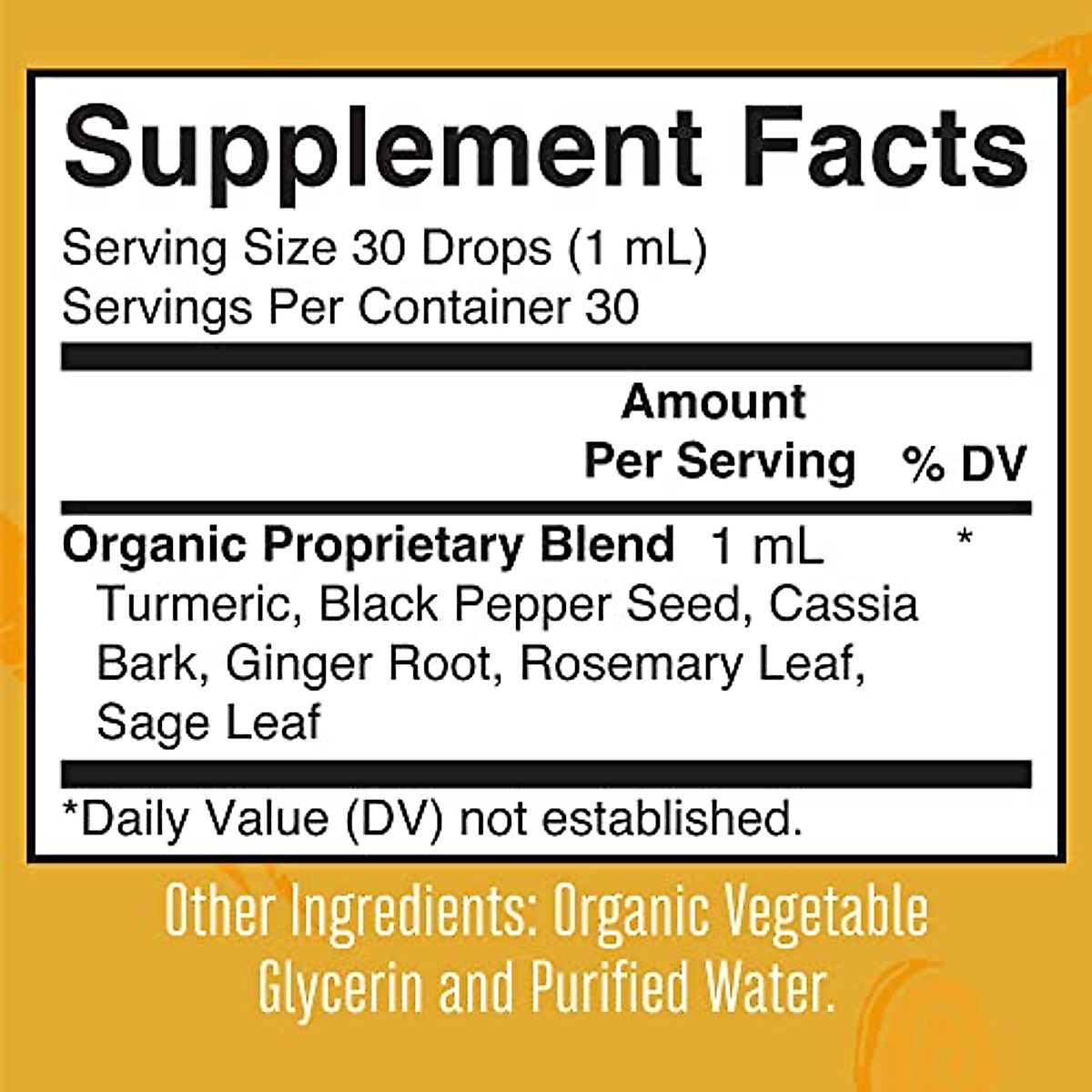 USDA Organic Turmeric Gold Liquid Drops by MaryRuth's | Liquid Herbal Blend | Turmeric Curcumin, Black Pepper, Cassia Cinnamon Bark, Ginger Root | Immune & Digestive Support | Non-GMO, Vegan, 1oz