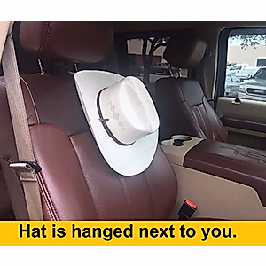 Hat Holders/Racks for Trucks & Cars. Cowboy Hat Hangers for Trucks & Cars. (QTY 2) 12x9x0.5