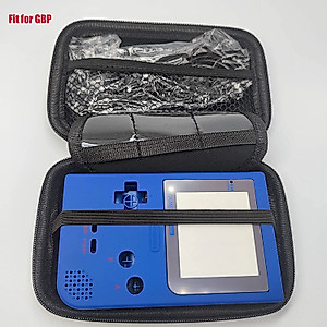 Protective Travel Carrying Hard Pouch Case Bag Cover for Game Boy Advance Color Pocket GBA GBC GBP Console for Nintendo DS Lite NDSL NDSi EVA Storage Replacement (Black)