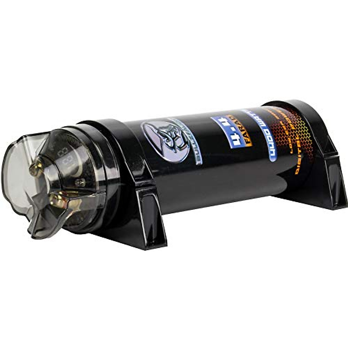 New! BULLZ AUDIO 4400W 12V BCAP 4.4 Digital Car Power Farad Capacitor | BCAP4.4