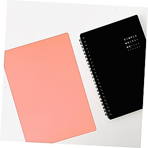 MAGICLULU Kids Writing Pad 64 Pcs Translucent Reading Strip Writing Pad Staples Plastic Clipboard A4 Plastic Clipboards Playdough Tools Writing Tablet for Bookmarks for Bulk Exam Pads