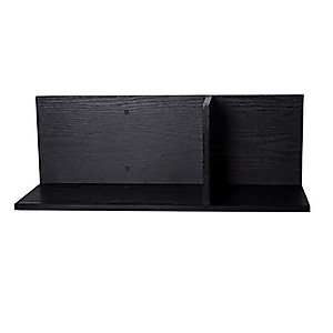 Atlantic Infiniti Modular Storage Shelf 2-Pack – Italian-Design Storage Shelving System with Multiple configurations to Maximize Storage Capacity, Expandable & Stackable, PN 38408097 in Black