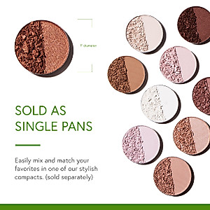 Honeybee Gardens Pressed Powder Matte Pink Eyeshadow Single REFILL (Ballet - matte soft pink) | PAN ONLY, NO COMPACT | Vegan, Gluten Free, Cruelty Free, 1.3g