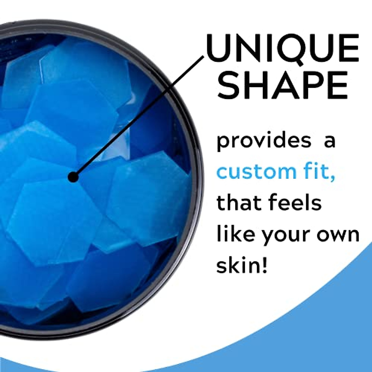 Medagel Hexagels Plus Aloe Vera - Hydrogel Pads Protection & Treatment | Blister Prevention | Instant Cooling and Soothing Relief of Skin Irritations | 200ct Hexagon Pads (Original Formula)