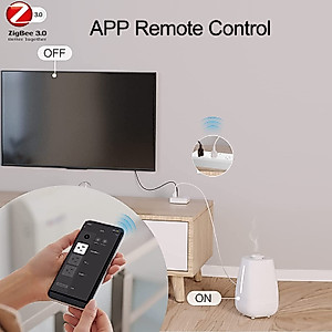 Smart Power Strip, UseeLink ZigBee Surge Protector,White