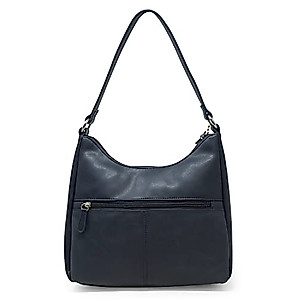 Giani Bernini Nappa Leather Hobo Bag (Navy)