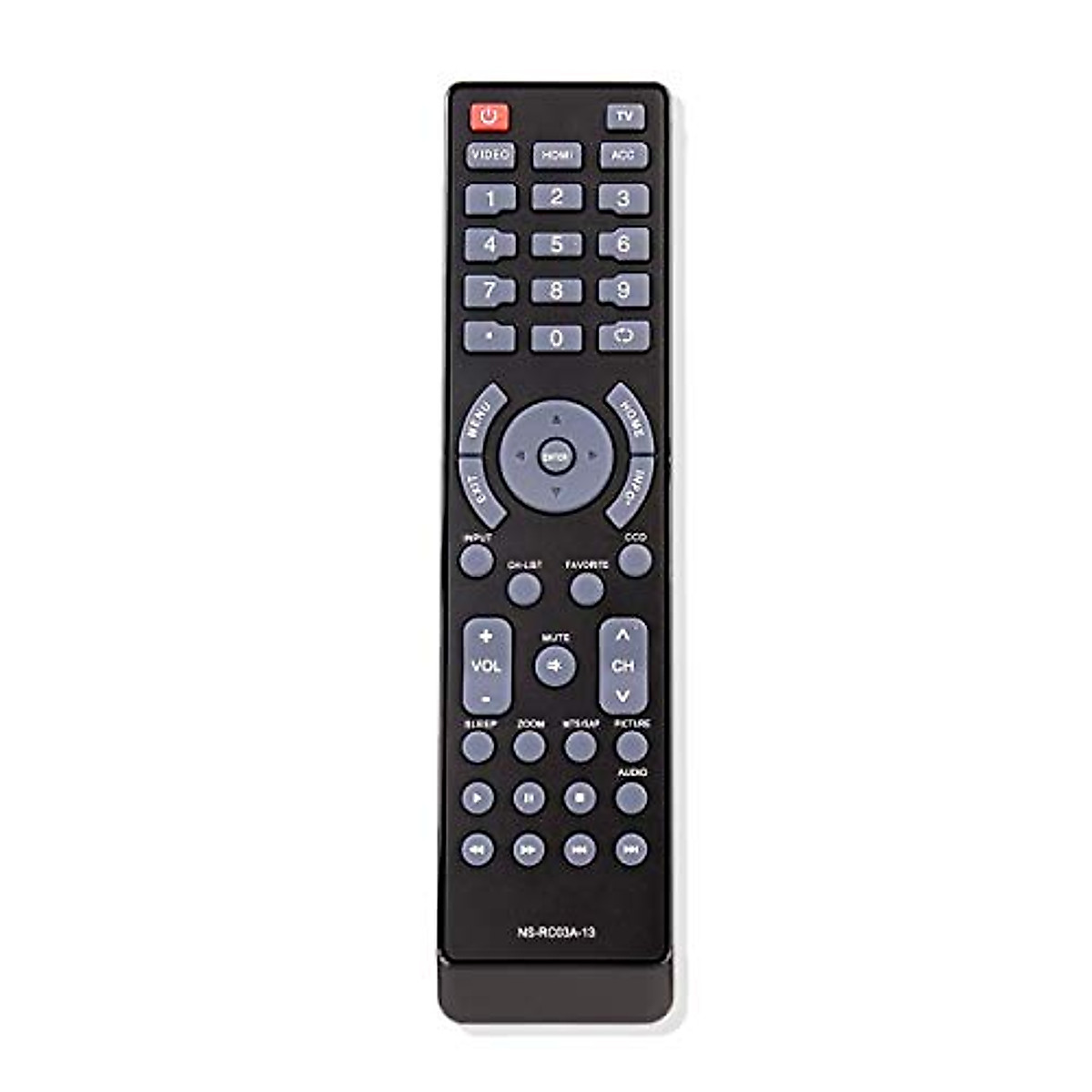 NS-RC03A-13 Remote Control Compatible with Insignia LCD LED TV NS-42L260A13 NS-46L240A13 NS-42E440A13 NS-24L120A13 NS-39E340A13 NS-32L121A13 NS-22E340A13 NS-42D240A13 NS-39E480A13 NS-29L120A