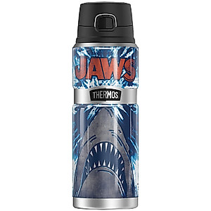 Jaws Ocean Tie Dye THERMOS STAINLESS KING Stainless Steel Drink Bottle, Vacuum insulated & Double Wall, 24oz