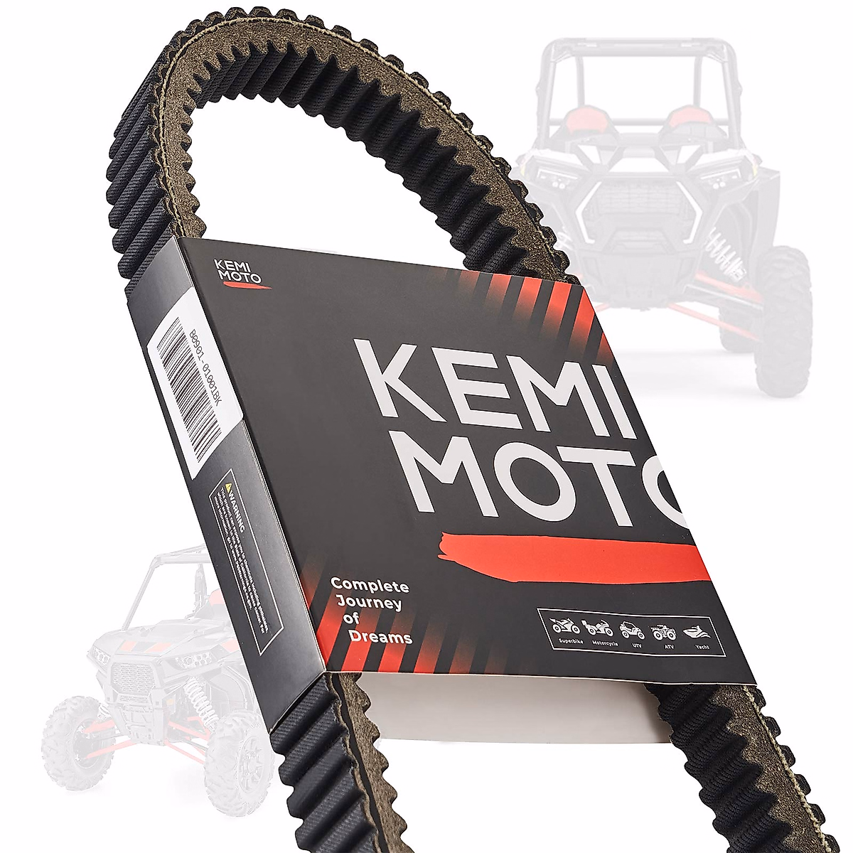 KEMIMOTO Heavy Duty Carbon Drive Belt Compatible with 2023 Polaris RZR XP 1000 and General XP 1000, UTV Drive Belt Replacement for 3211180, 27C4159