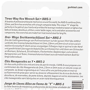 Park Tool AWS-3 3-Way Hex Wrench