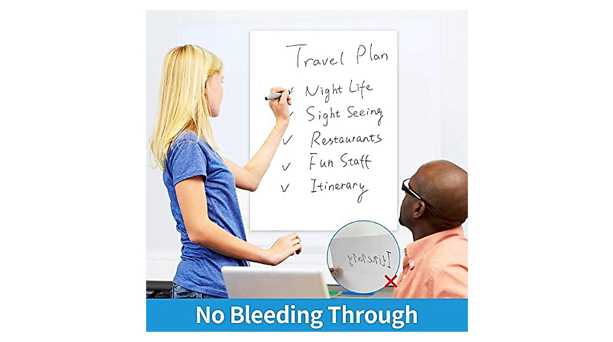 AFMAT Sticky Easel Pad - Large Self-Stick Flip Chart for Teachers
