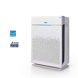 Winix HR900, Ultimate Pet 5 Stage True HEPA Filtration Air Purifier, 300 Sq. Ft, White