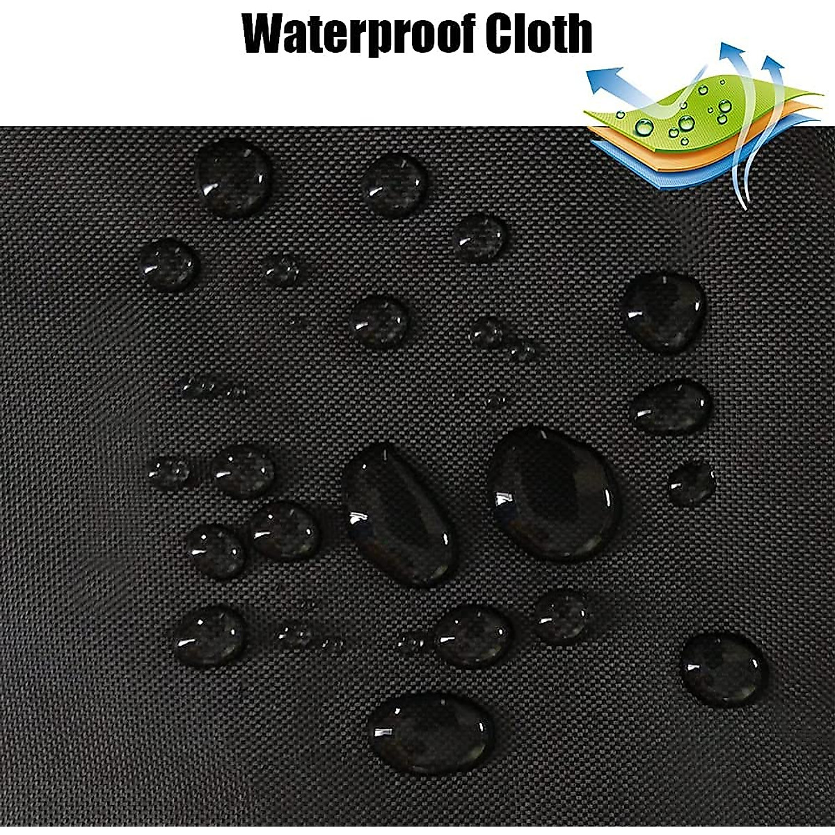 UCEDER Waterproof Oxford Cloth Blocking Kayak Cockpit Cover UV50+ Seal Cockpit Maximum Protection for Your Ocean Cockpit