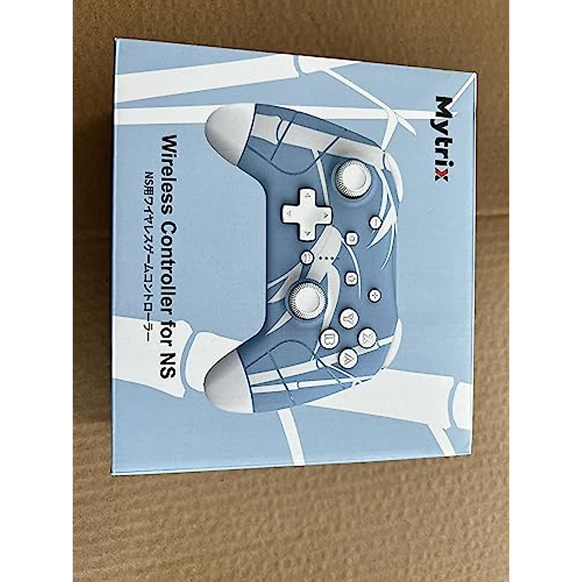 Mytrix Wireless Pro Controller, Hall Effect Bluetooth Controllers for Nintendo Switch, PC, Steam, iPad, Mac, Tablet, Laptop, with RGB Light/Macro Keys/Turbo Button, Bamboo Blue