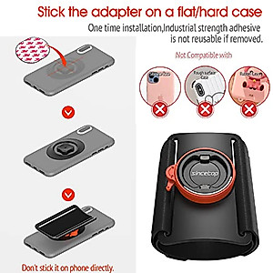 Phone Holder for Running Hiking,Quick Mount Arm Bands for Cell Phone,Detachable Workout Sports Armband,Compatible with iPhone Samsung Google Pixel, Running Phone Armband Holder Sports Fitness Orange