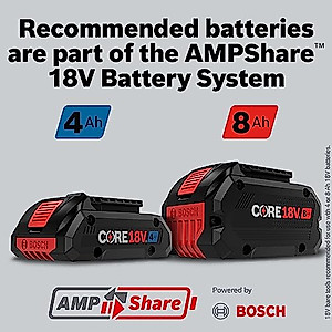 BOSCH GBH18V-24CN 18V Brushless Connected SDS-plus® Bulldog™ 1 In. Rotary Hammer (Bare Tool)