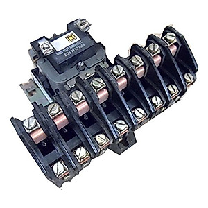 SCHNEIDER ELECTRIC 8903LO60V04 Lighting Contactor 600-Vac 30-Amp L Electrical Box, Black