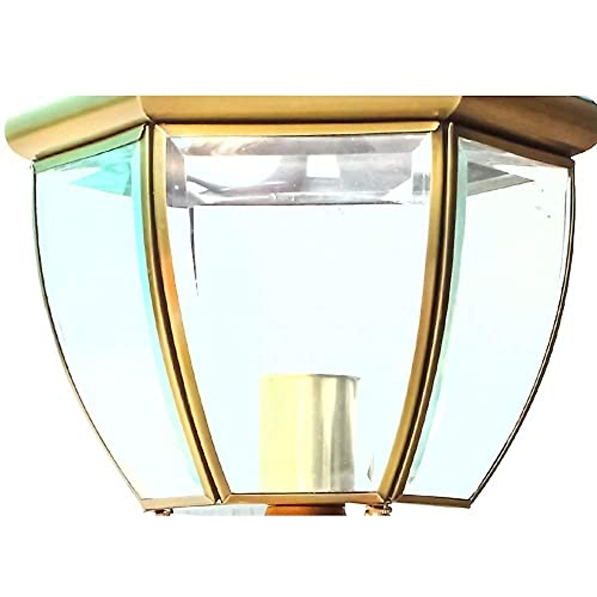 MODEBHD European Victoria Decoration Glass Lantern Outdoor Pillar Lamps Column Light Waterproof Table Lamp Lawn Garden Lights Aluminum Street Post Light Courtyard Garden Terrace E27