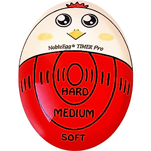 NobleEgg Egg Timer Pro | Soft Hard Boiled Egg Timer That Changes Color When Done | No BPA, Certified