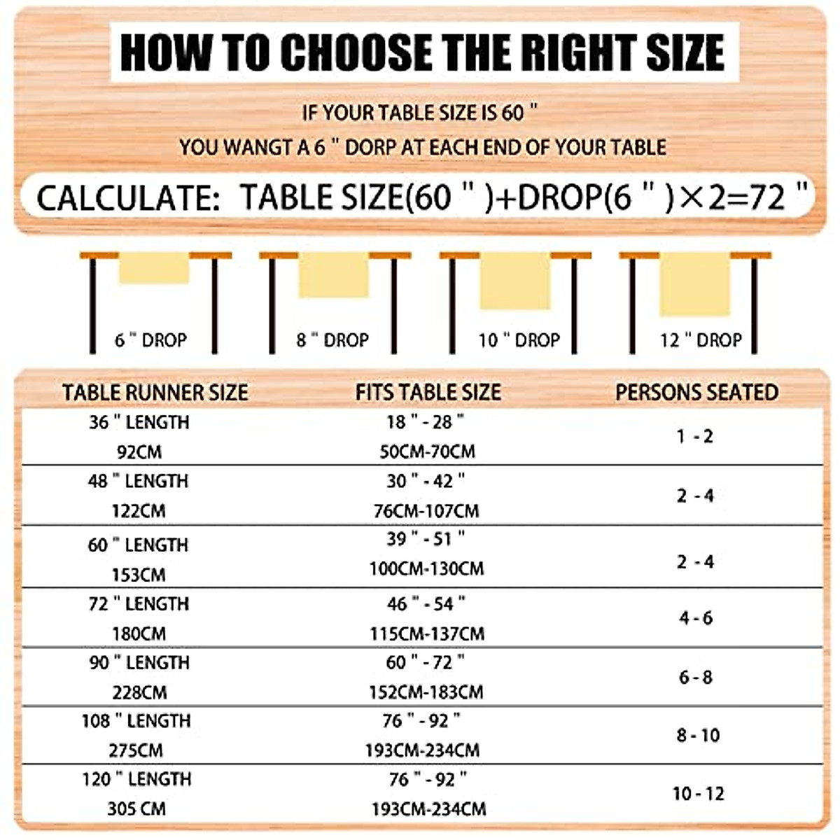 Nightmare Before Christmas Table Runner 72 Inches Long Gothic Jack Skellington and Sally Halloween Christmas Xmas Winter Holiday Home Kitchen Dinging Room Table Decorations