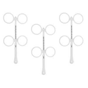 Scicalife 3pcs Confirmation Flipper Set Glass ±25° ±0. 5° ±100° Plastic Optometry Trial Lens for Ophthalmic Lens Tool Pinhole Glasses