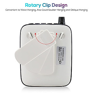 Voice Amplifier SHIDU Original Personal PA System18W with Wired Microphone Headset Mini Loud Speakers Support Recording Funtion Rechargeable for Teachers,Tour Guides,Classroom,Yoga Trainers